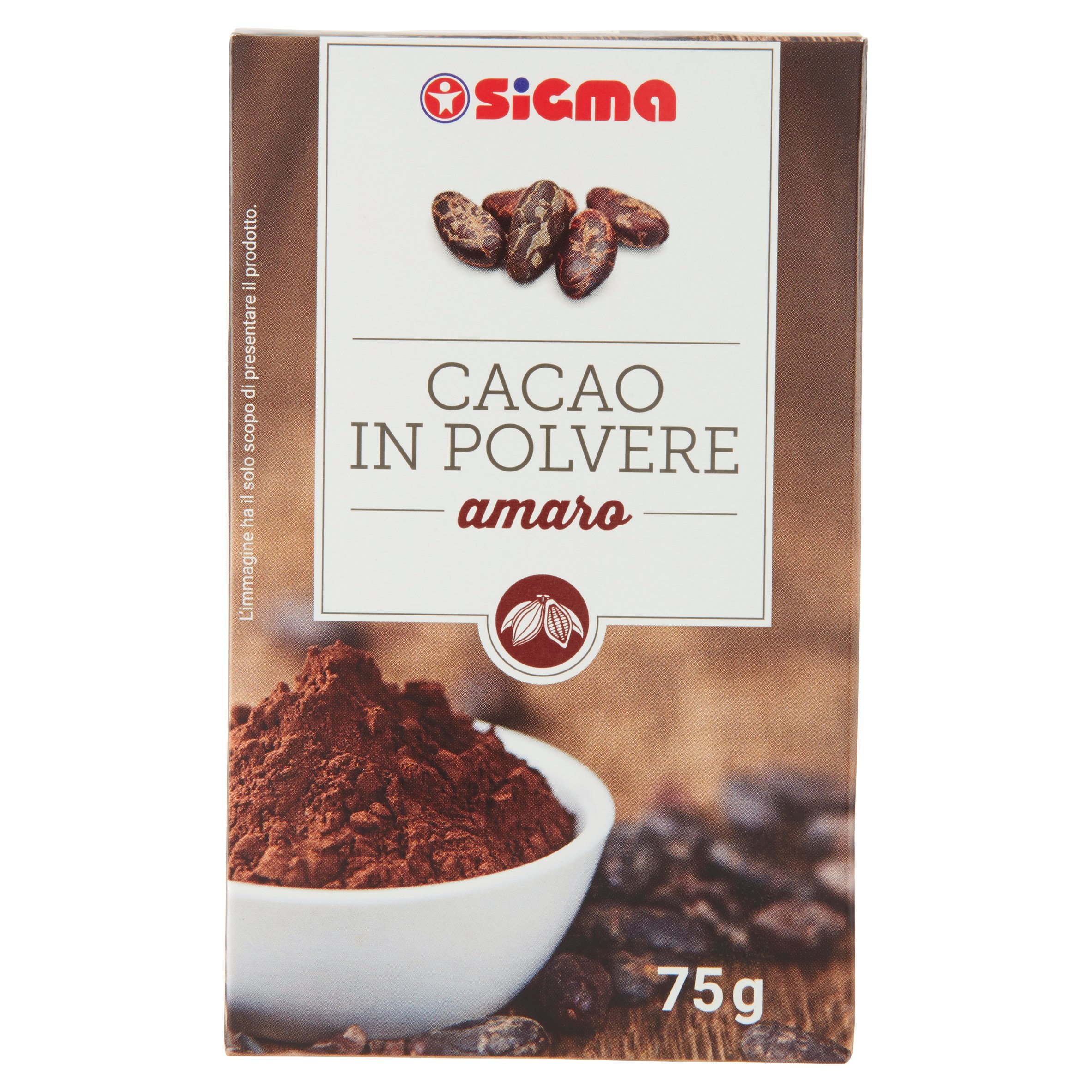Sigma Cacao in Polvere amaro 75 g - SuperSIGMA