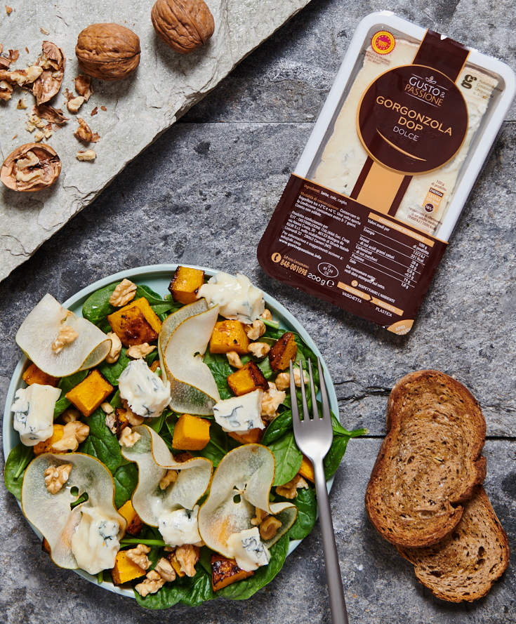 Insalata con pere, gorgonzola e noci - SuperSigma